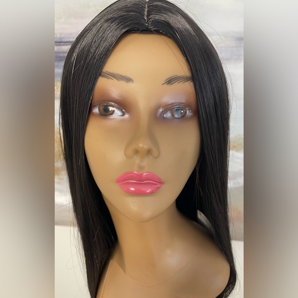Hair | Hair 28 Straight Center Part Open Weave Cap Jet Black | Poshmark